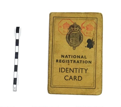 National Registration Identity Card; c. 1940; LDMRD 0985 | eHive