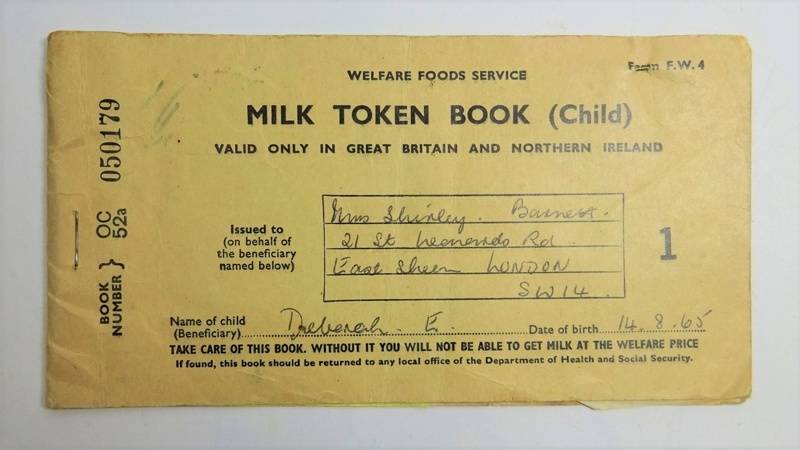 Token Book; Department of Health and Social Security; 1970; LDMRD 2010. ...
