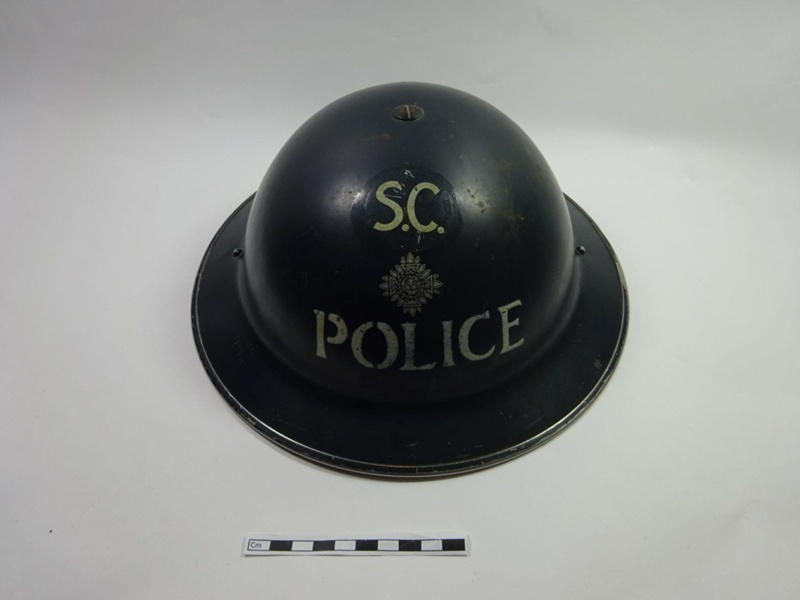 Special Constable's helmet; 1939; LDMRD 0338.1 | eHive