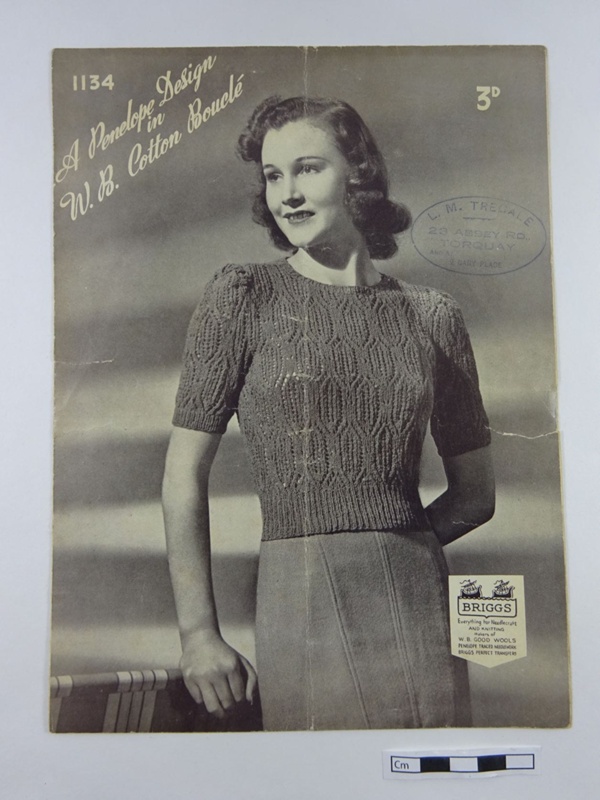 Knitting pattern leaflet; c.1930-1940; LDMRD 0764.25 | eHive