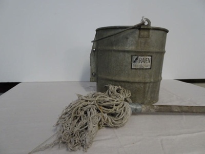 Raven galvanised mop bucket.; Raven; 2023-97-03 | eHive