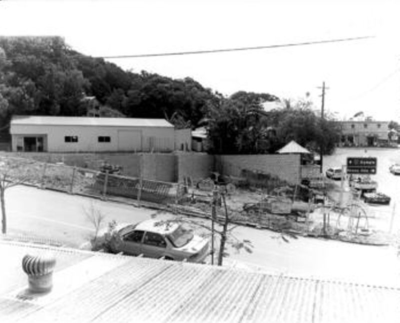 Photo - Construction of new shops on site of Gordon Templeton's old ...