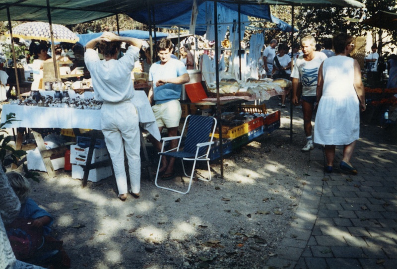 Photo - Early Days of the Eumundi Markets; Christa Barton; c. 1980s; P ...