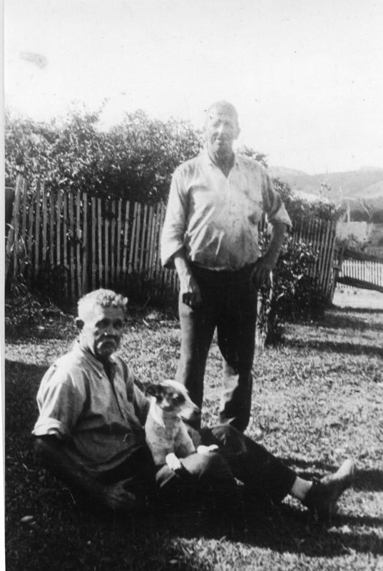 Photo - Charlie Chambers (standing) and Willie Browne; P-00438 | eHive
