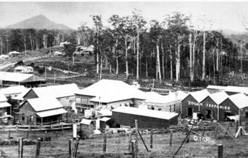 Photo - Eumundi View looking N.East showing rear of buildings in Main ...