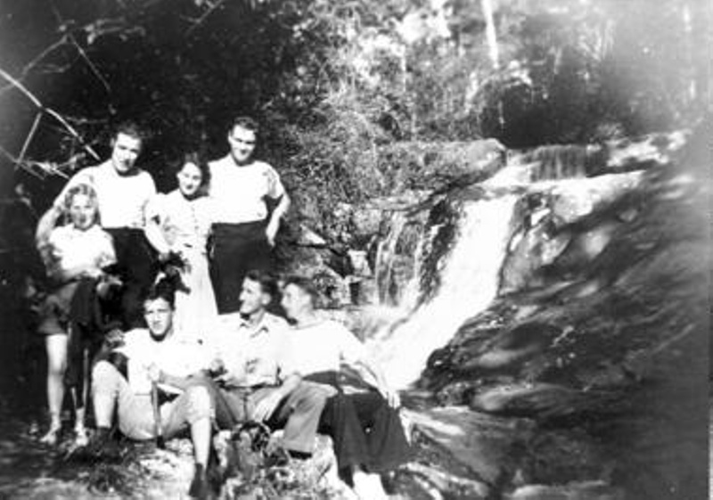Photo - Picnic at Mt Cooroy by Waterfalls during World War II; 1939 ...