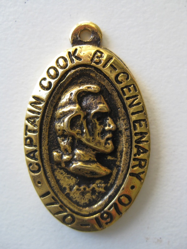 Commemorative medallion of Captain Cook Bicentenary; 1970; 2016.262 | eHive