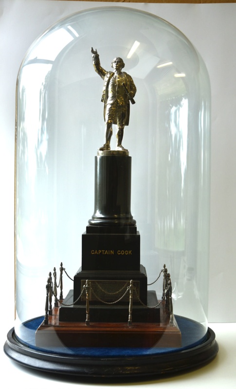 Captain Cook statue, silver model of Thomas Woolner's statue in Hyde ...