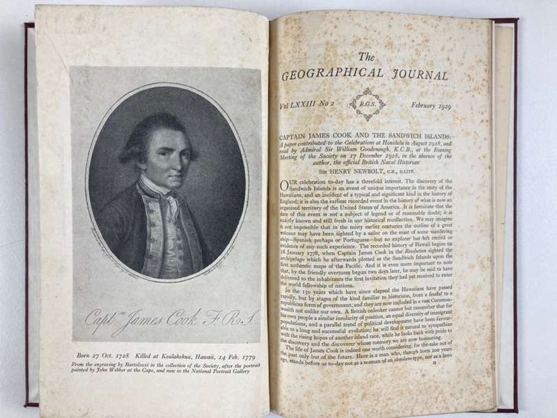 The Geographical Journal - Captain James Cook's voyages and discoveries ...