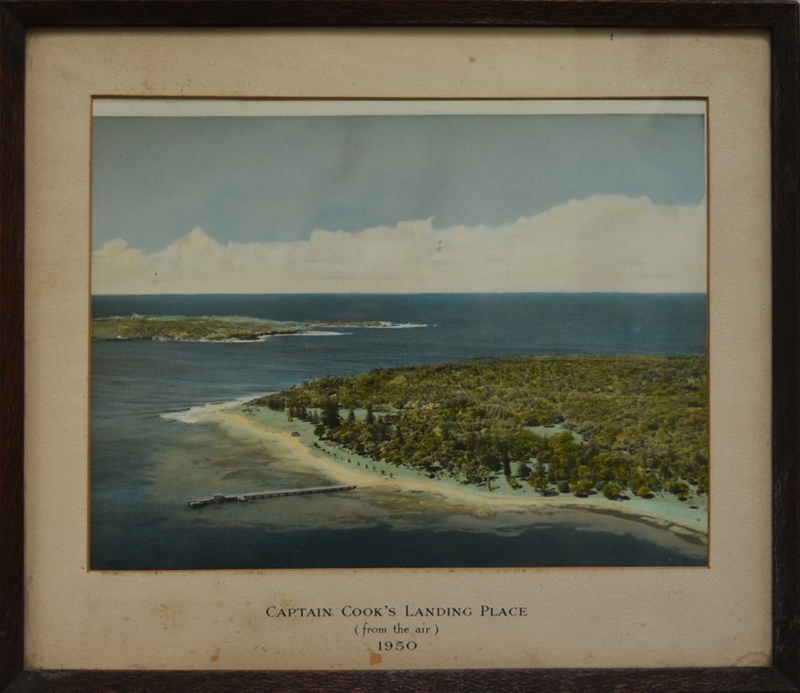 Captain Cook's Landing Place from the air; 1950; 2016.54 | eHive
