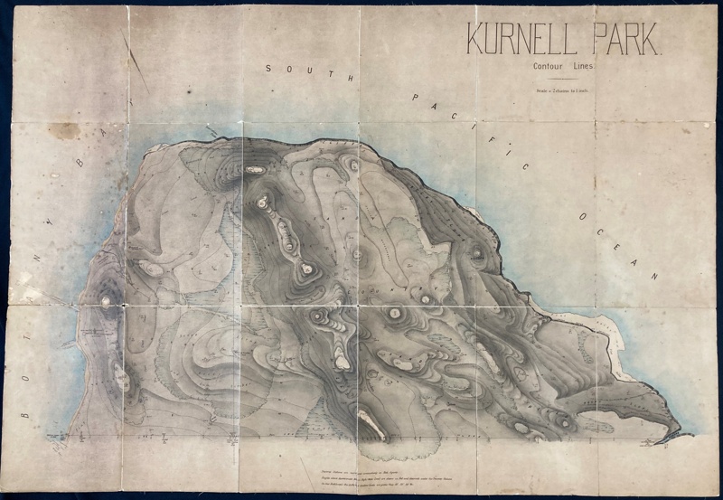 Kurnell Park contour lines; 2021.233 | eHive