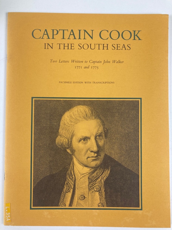 Facsimile of two letters written to Captain John Walker 1771 and 1775 ...