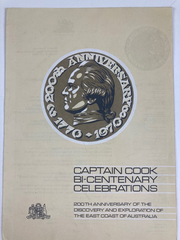 200th anniversary 1770-1970 - Captain Cook Bi-Centenary celebrations ...