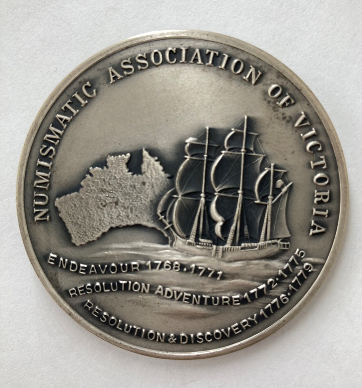 Commemorative medallion of Captain Cook; Harold Higson; 1967; 2021.178 ...