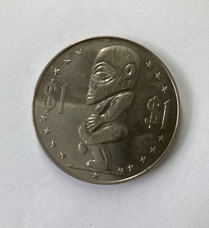 Coin, Cook Islands $1; 1973; 2021.169 | eHive