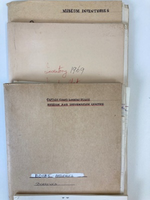 Inventory lists of Museum books, artefacts and loans; 2021.209:1-4 | eHive