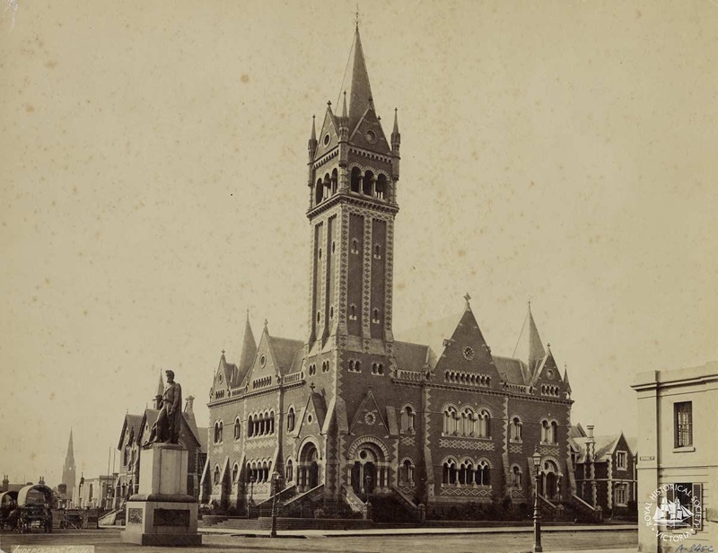 Independent Church, corner Collins Street and Russell Street, Melbourne ...