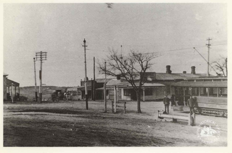 Tram Terminus Burwood; 1917; PC-0431 | eHive
