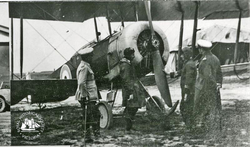 RAAF Avro 504K at Point Cook, Victoria, 1926; PH-970789.002 | eHive