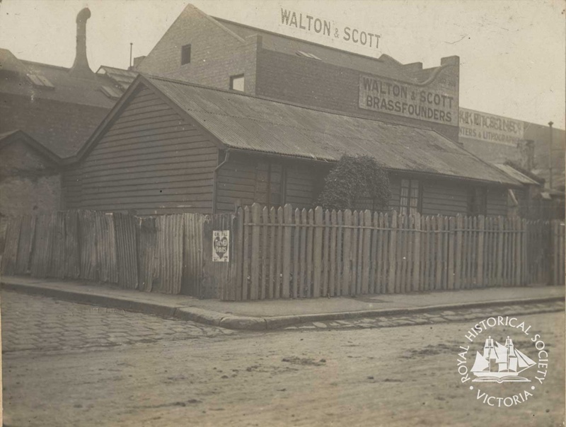 George Gordon McCrae's house, 524 Little Lonsdale Street, Melbourne ...
