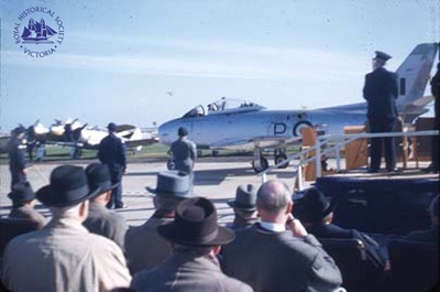 The prototype Commonwealth Aircraft Corporation Sabre fighter at ...
