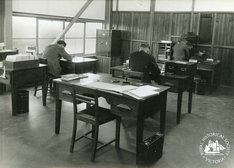 General office and telephone switchboard, Commonwealth Aircraft ...