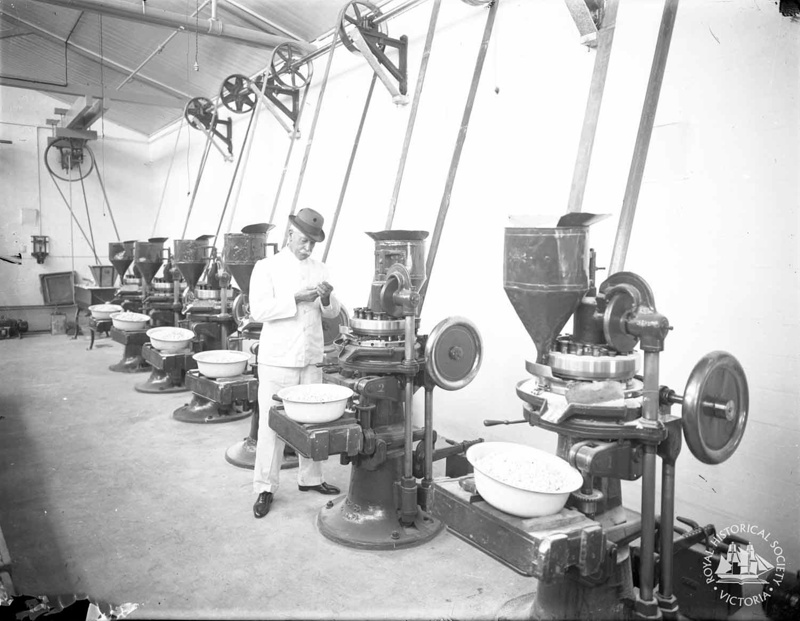 Macpherson Robertson in factory; MacRobertson (Firm); GN-MAC-055 | eHive