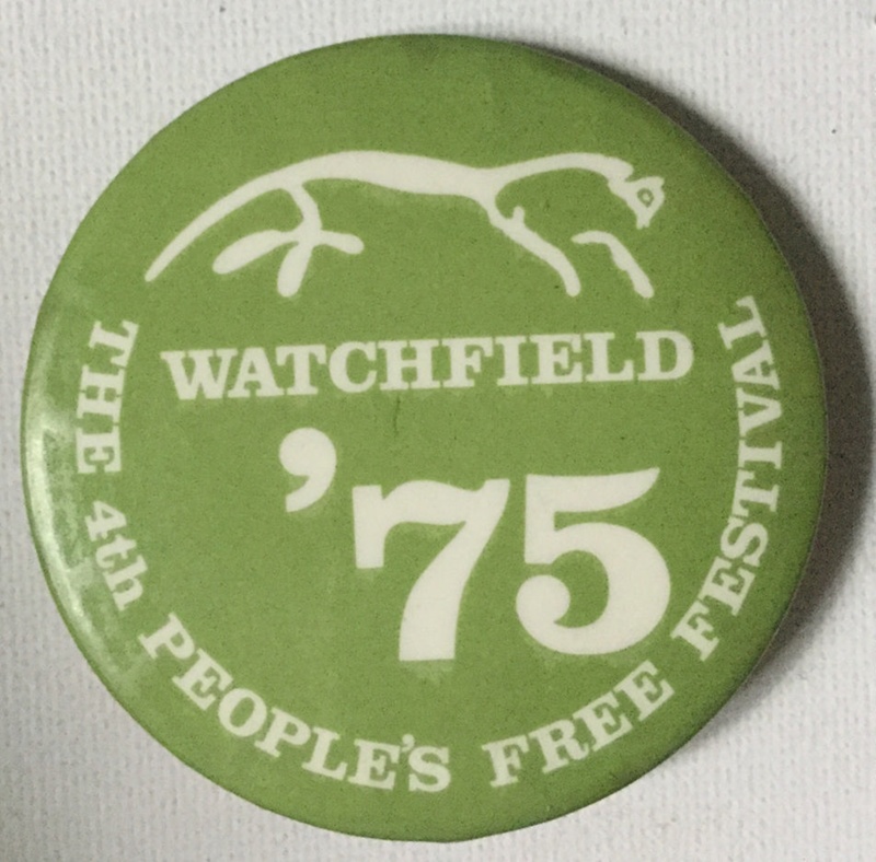 1975 Watchfield Free Festival badge | eHive