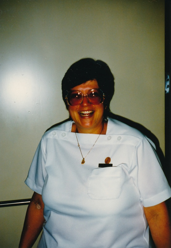 Nurse Sharon Swanson 1988; Mary Eaton; FNPL2018.010.155 | eHive