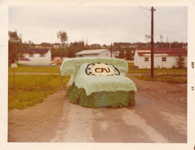 Canadian National Telecommunications Canada Day float, 1977; Anne ...