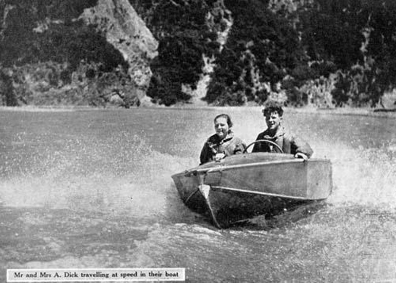 Alfred Dick son of Charles & Elizabeth jet boat developer ex Ron Winchester; E... | eHive