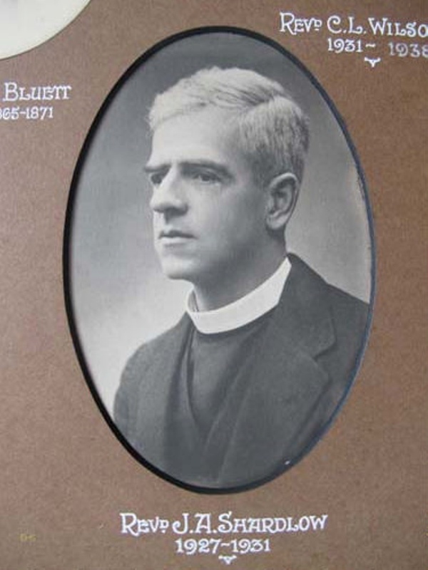 Rev J A Shardlow 1927-31 Southbridge Vicar ex St James Archives ...
