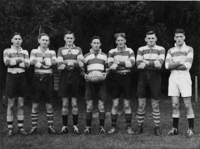 1941 Leeston Football Club, winneres Ellesmer Sub-Union Seven-a-side ...