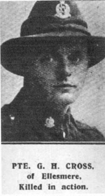 George Henry Cross 15489 ex Auckland Museum Cenotaph; EHS-4189 | eHive