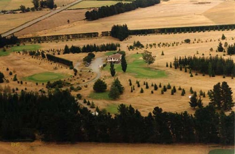Ellesmere Golf Club Club House and part of course 1996 ex Stuart ...