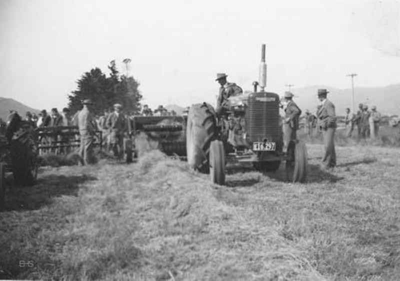 YFC-008 IH W6 and 50T baler 1951; EHS-5242 | eHive