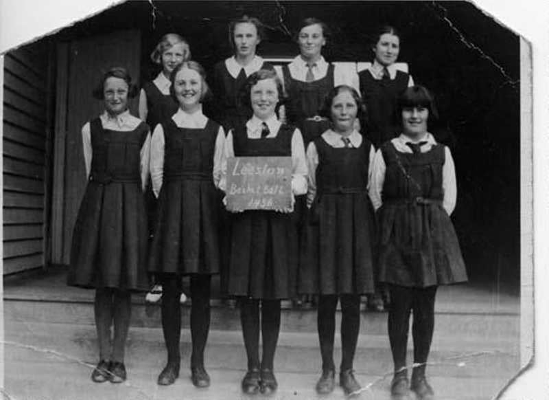 Leeston Basketball 1936 ex Lynette West; EHS-1427 | eHive