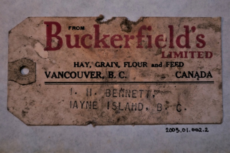 Buckerfield's Tag; Buckerfield's Ltd.; Unknown; 2003.01.002.2 | eHive