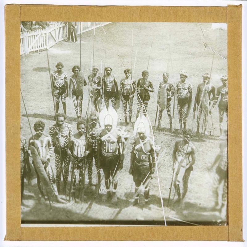 Untitled (Indigenous performers from Archibald Meston’s Wild Australia ...