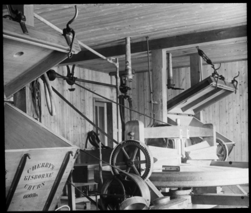 Interior, butter factory : part of scenes in the Otway Ranges region of ...