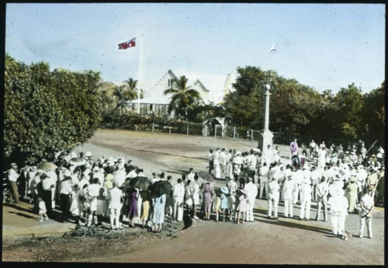 Ceremony at the War Memorial, Darwin : scenes from the North Australia ...