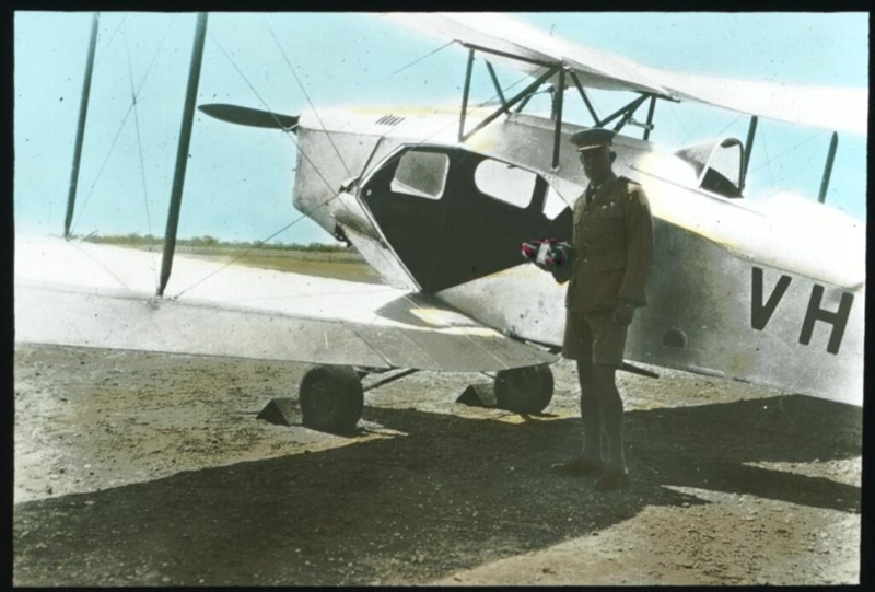 Captain Eric Donaldson, Qantas pilot, delivering Alexander Kennedy's ...