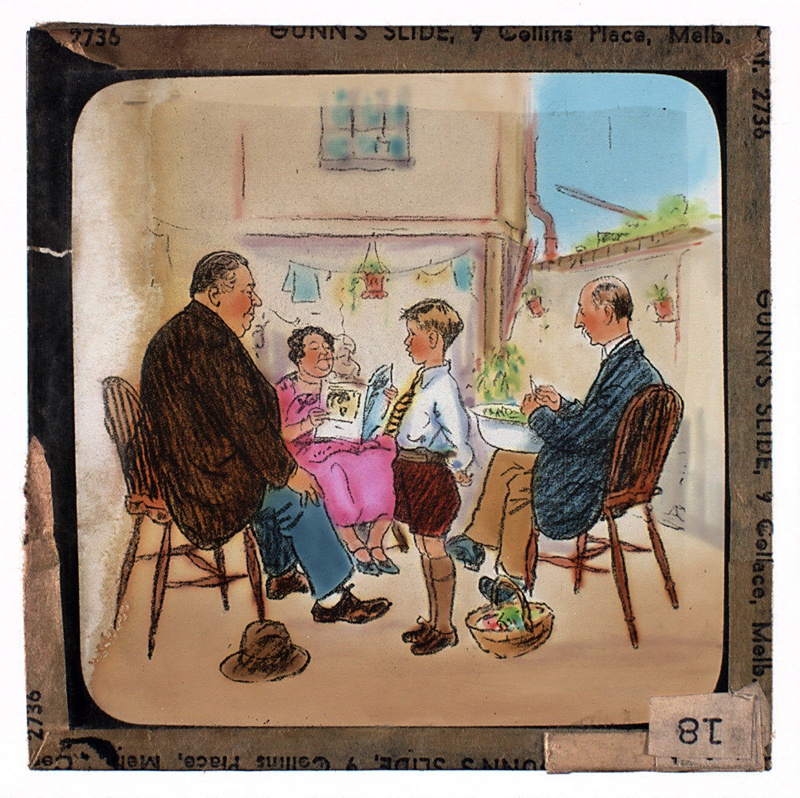 Lantern Slide - Cartoon on Gender Roles, circa 1930s; Gunn's Slides ...