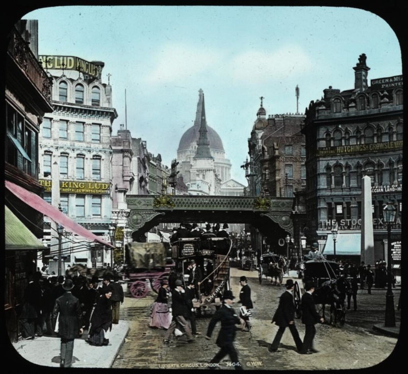 Ludgate Circus, London, England; Cameron, T. W.; Flynn, John, 1880-1951 ...