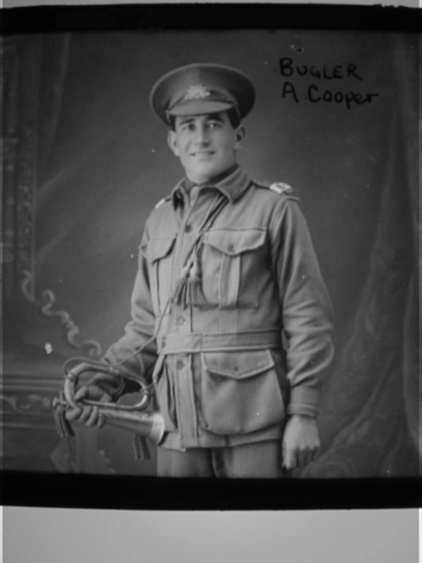 COOPER, Alfred Francis. Rank: Bugler. Unit: Depot Coy. Service Number ...