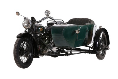 1934 BSA G34/14 & Sidecar ; Birmingham Small Arms Co; 1934; CMM131 | eHive