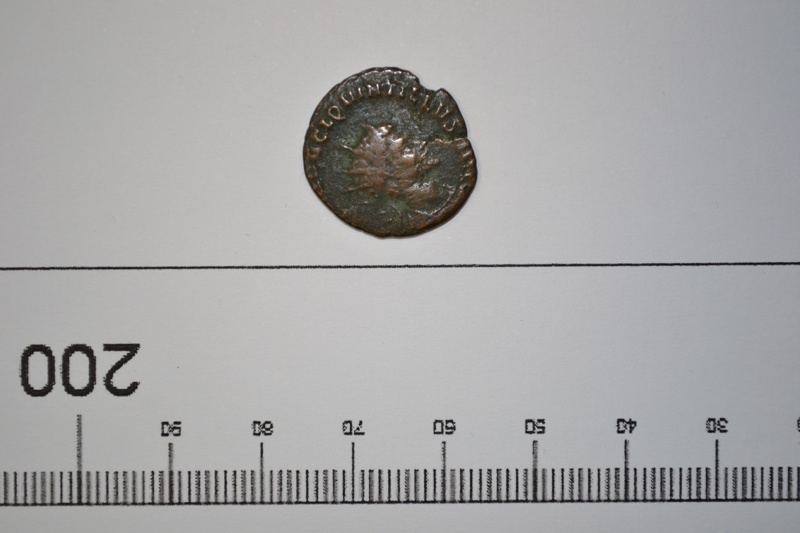 3rd century Roman coin.; 270 CE; Rome; MSLC 2016.270 | eHive