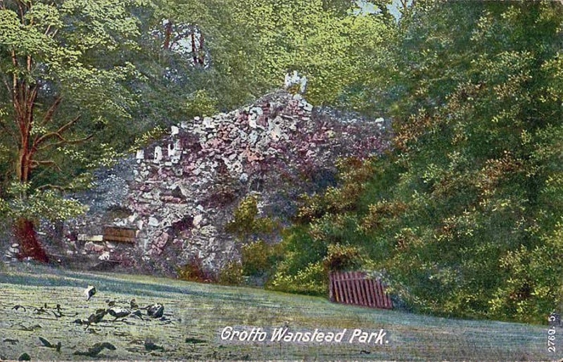 Postcard: "Grotto, Wanstead Park"; ARN0149 | eHive