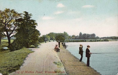 Postcard: "Leg of Mutton Pond, Wanstead Park"; ARN0129 | eHive