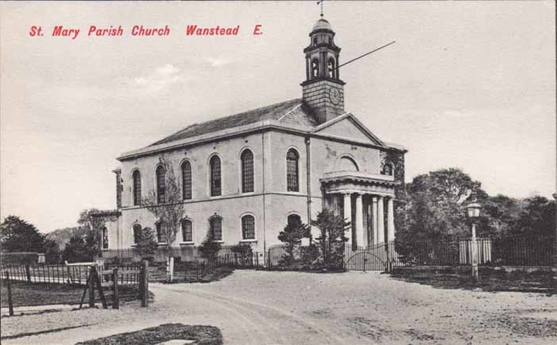 Postcard: "St Mary Parish Church Wanstead E"; ARN0411 | eHive